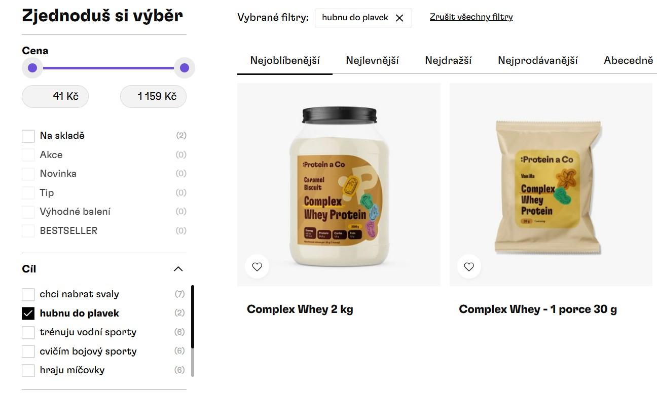 Protein & Co. - nabídka produktů na hubnutí a pro sportovce - Human.cz