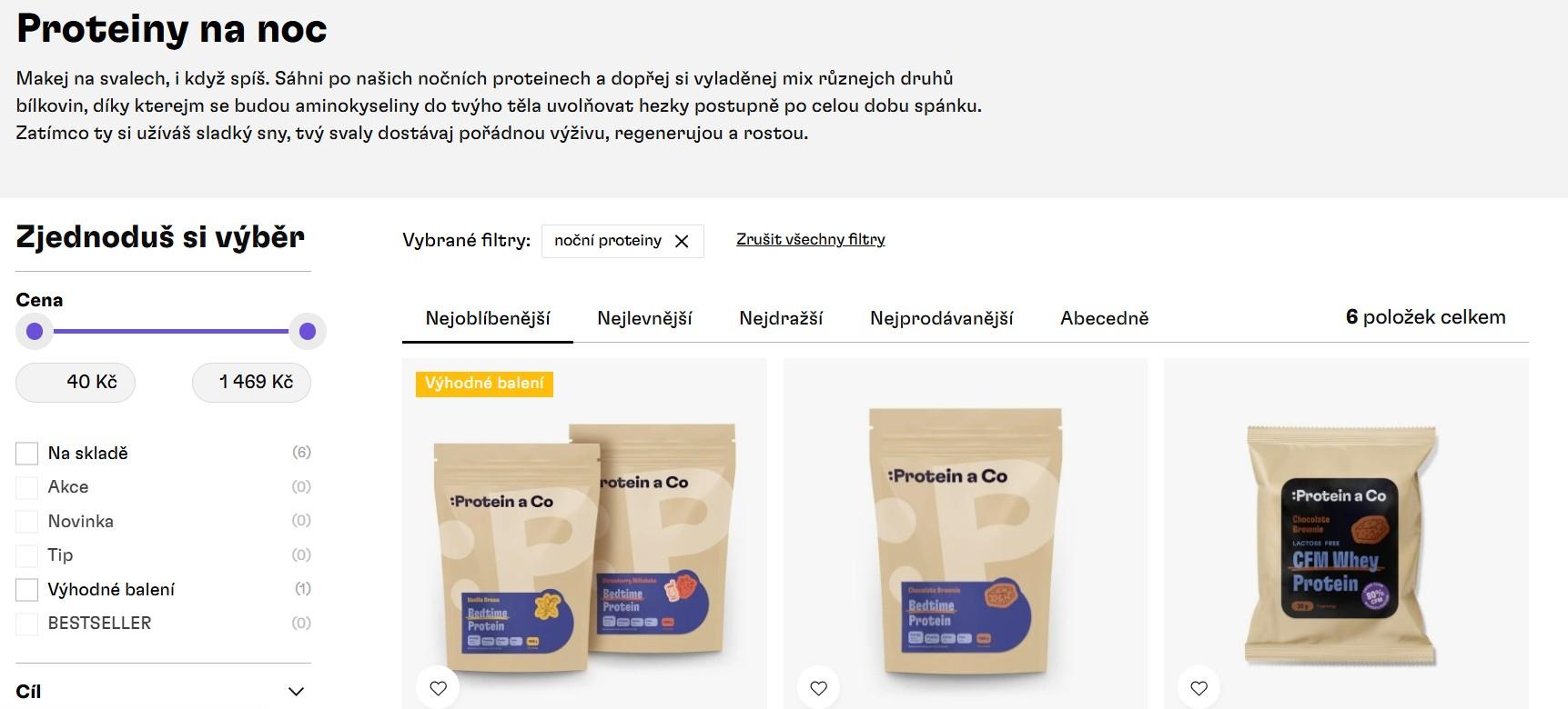 Protein & Co. - nabídka produktů na hubnutí a pro sportovce - Human.cz